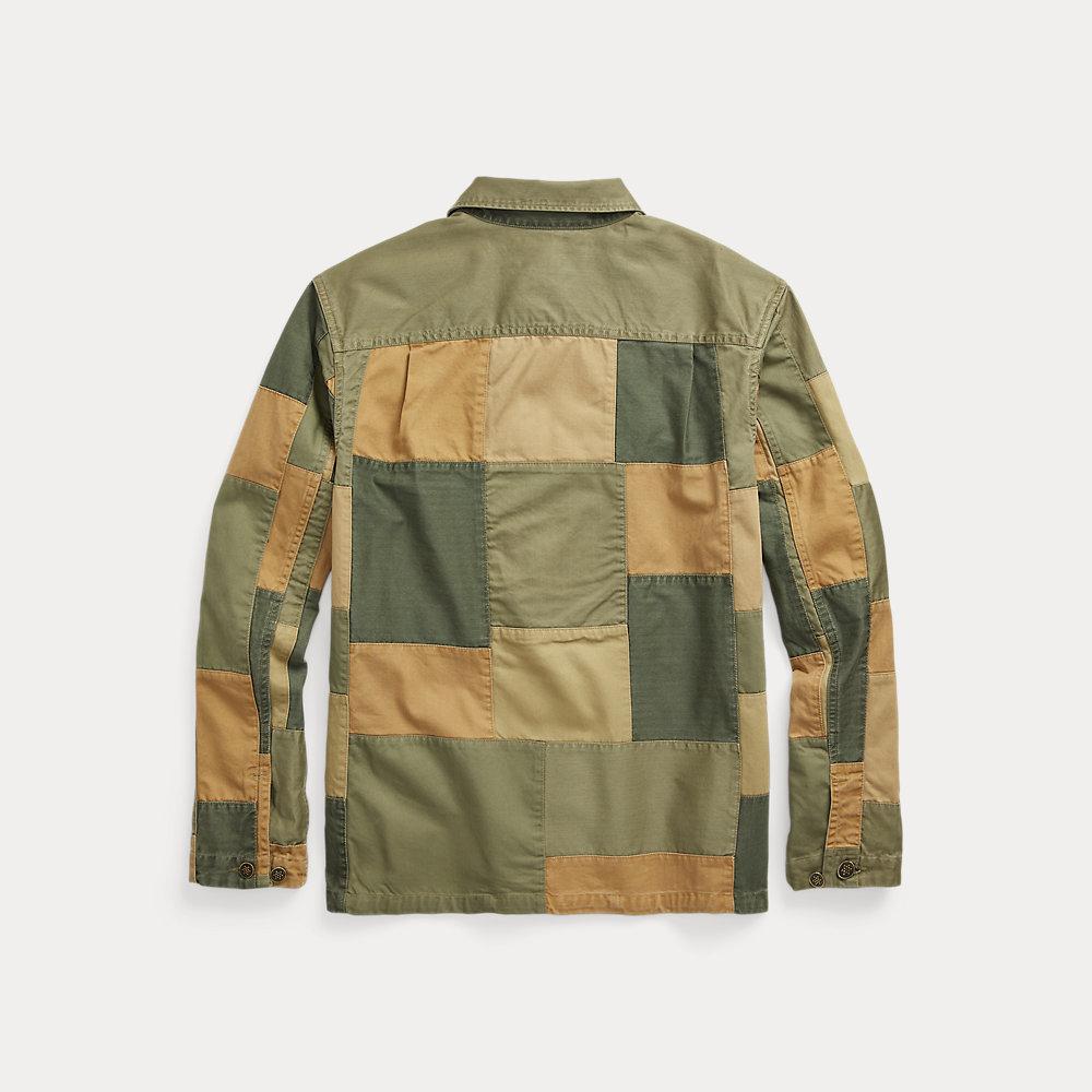 RALPH LAUREN RRL Limited-Edition Patchwork Overshirt in Multi | Endource